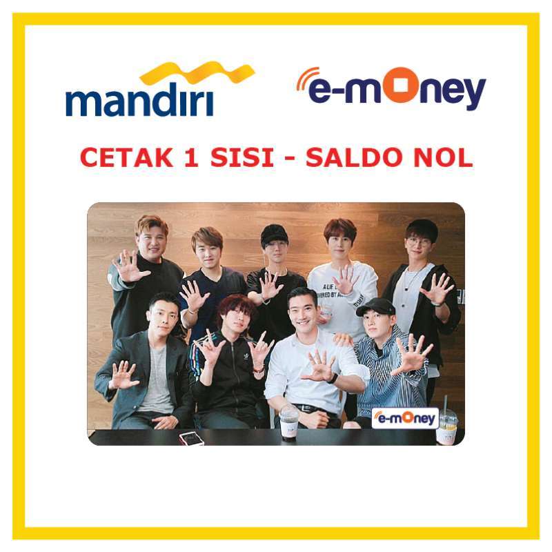 Jual Kartu MANDIRI E-MONEY Suju 3 Kpop etoll Custom Emoney [ SALDO NOL ...