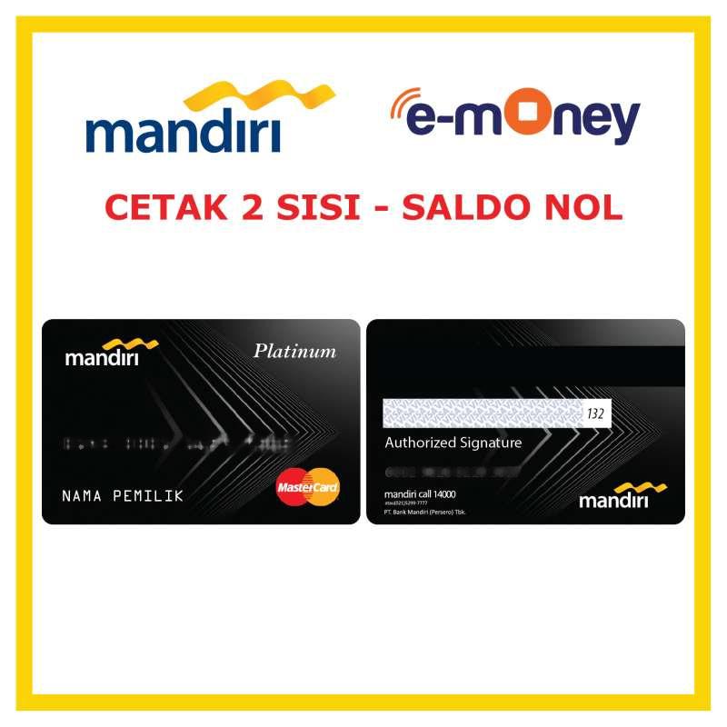 Jual Kartu Mandiri E-money Design Credit Card Kartu Mandiri Card 1 ...