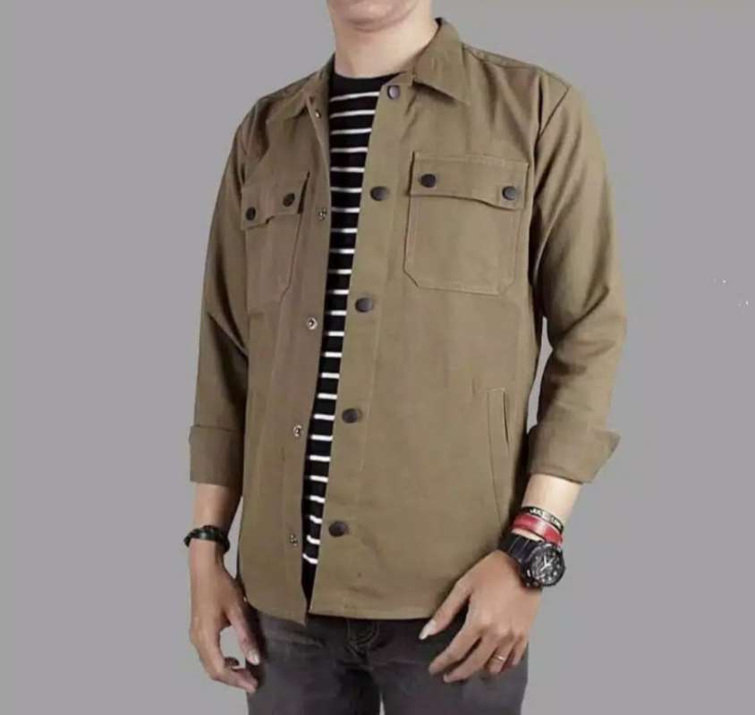 Promo Kemeja Formal Semi Parka Or Trucker Jaket-semi Parka-jaket Semi ...