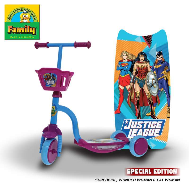 Jual Scooter Anak Family Special Edition Justice League Supergirl ...