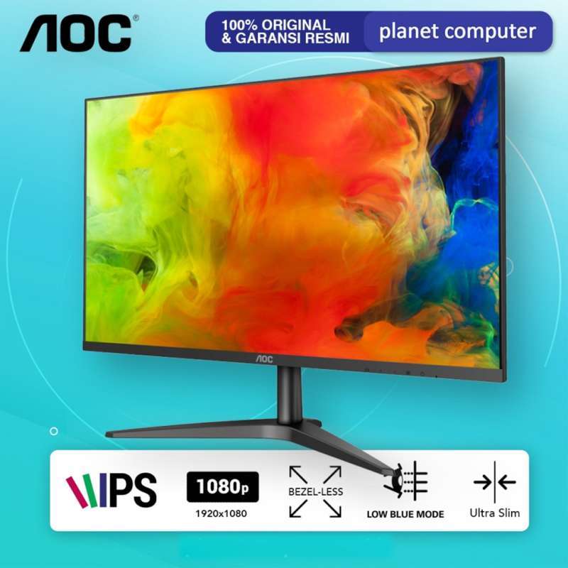 Jual Monitor Led Aoc 24b1 24b1xhs 24 Fhd 1920x1080 Ips Vga Hdmi ...