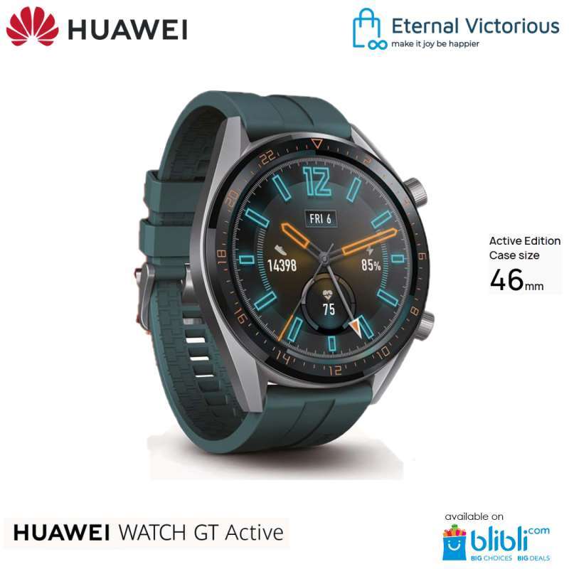 Promo Huawei Watch GT Active GPS Smart Watch Jam Tangan Original Diskon Di Seller Eternal