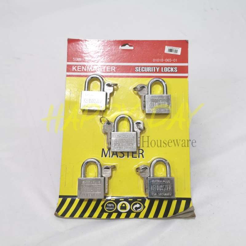 Jual Gembok Kenmaster Set 5pcs 50mm Di Seller Happyday_houseware ...