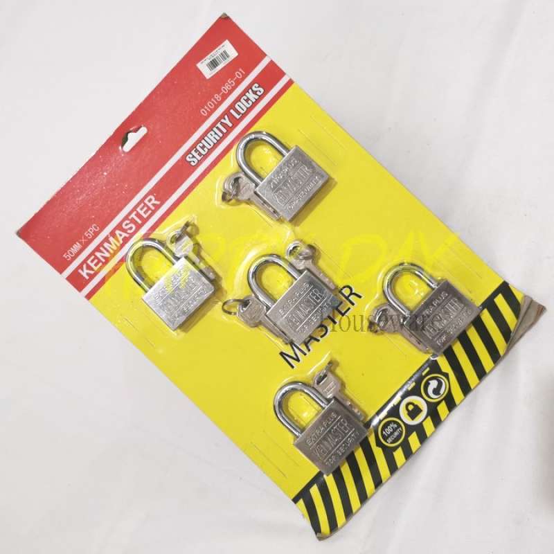 Jual Gembok Kenmaster Set 5pcs 50mm Di Seller Happyday_houseware ...