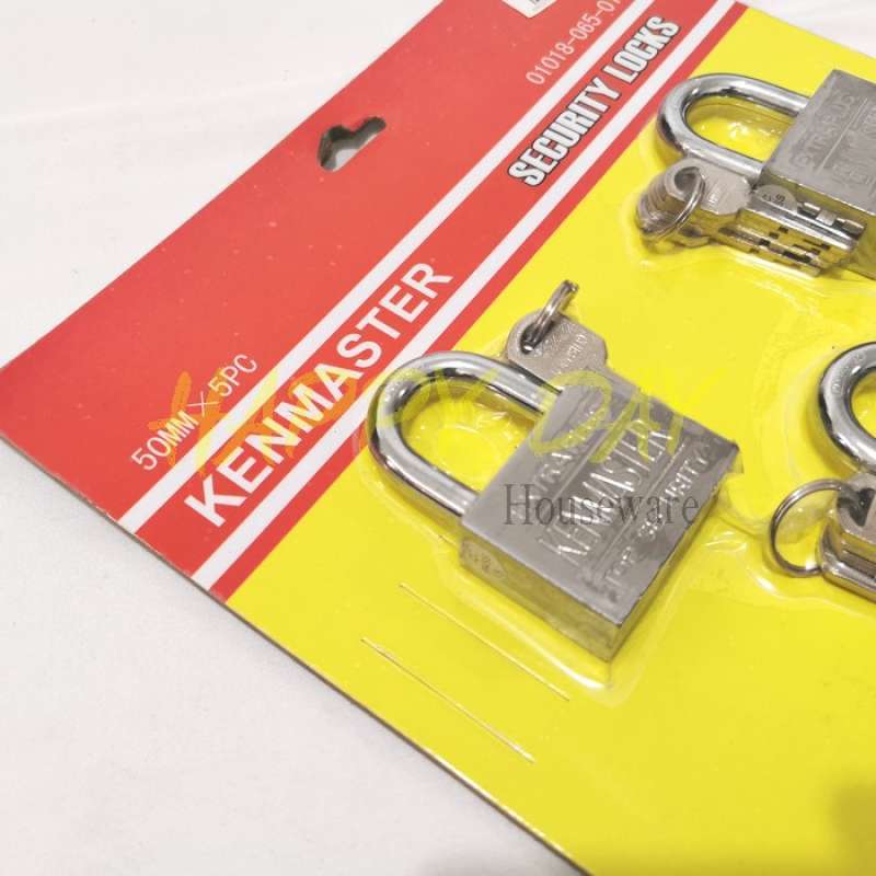 Jual Gembok Kenmaster Set 5pcs 50mm Di Seller Happyday_houseware ...