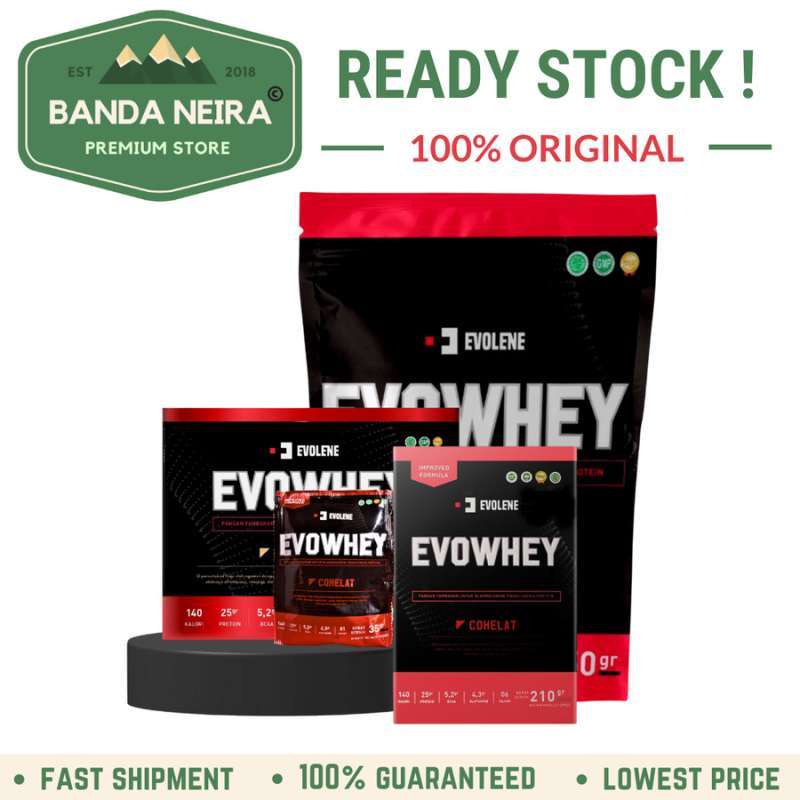 Jual Evolene Evowhey Evo Whey Protein - 12 Sachet Di Seller Banda Neira ...