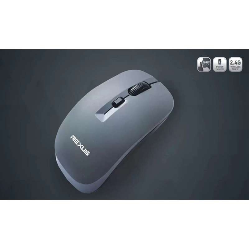 Jual Rexus Granger Wireless Office Q20 Silent Click Mouse Di Seller Up ...