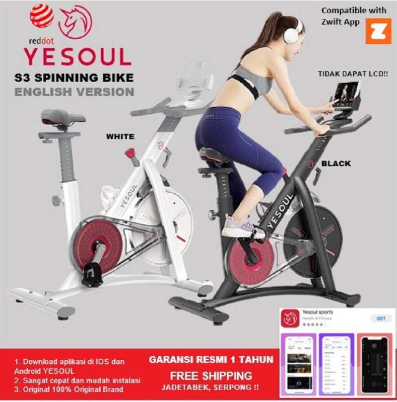 Jual Preorder Yesoul S3 Home Smart Spinning Bike Indoor Sepeda Statis Fitness Resmi Di Seller ...
