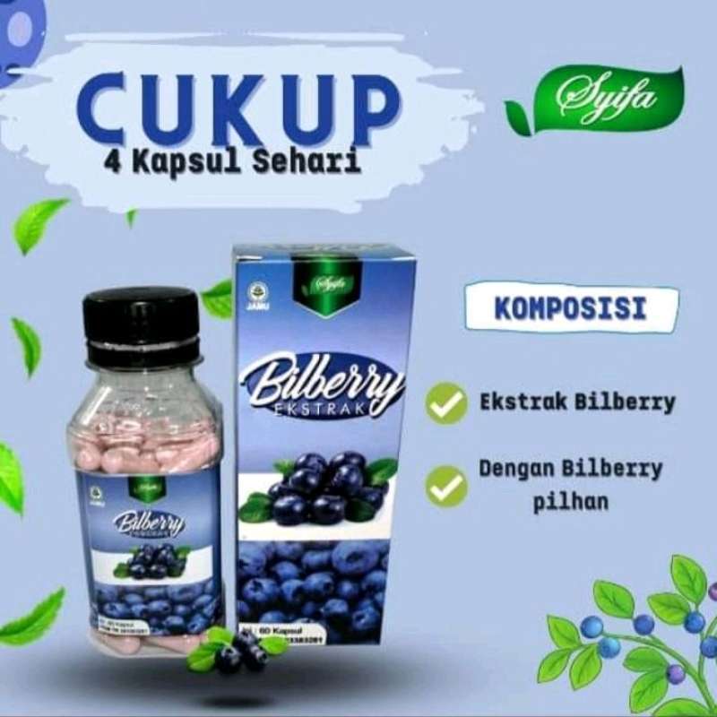 Promo Billberry Ekstrak 60 Kapsul Diskon 61% di Seller WilNan Store ...
