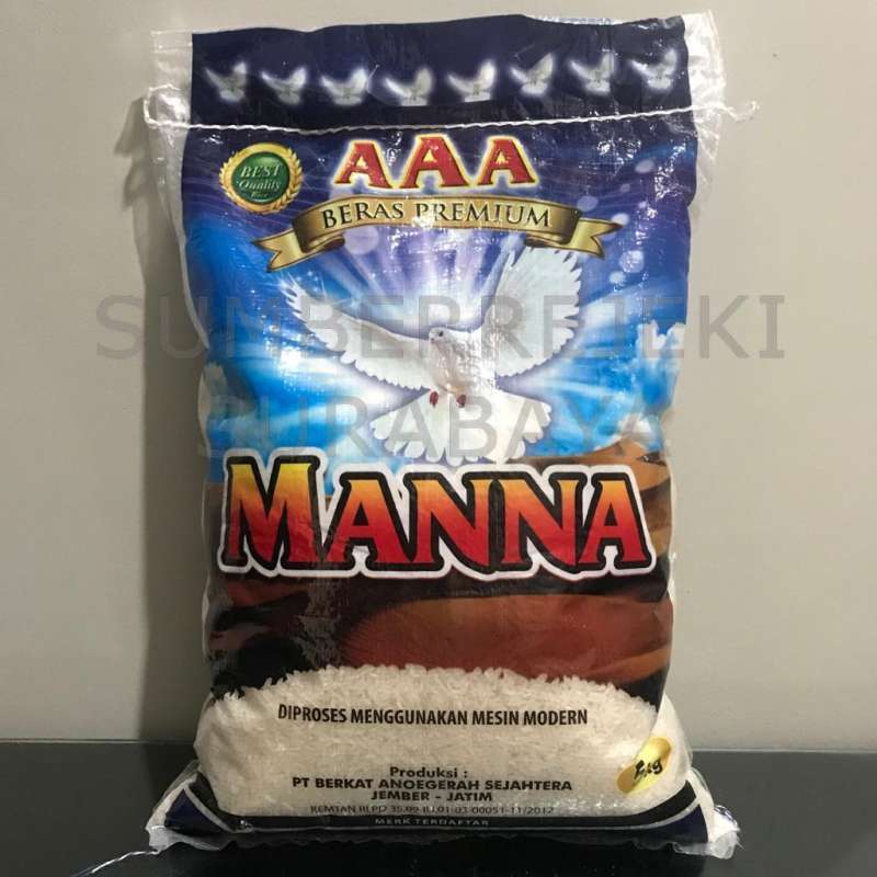 Jual Beras Manna AAA 5 kg di Seller SumberRejeki Surabaya - Kalisari ...