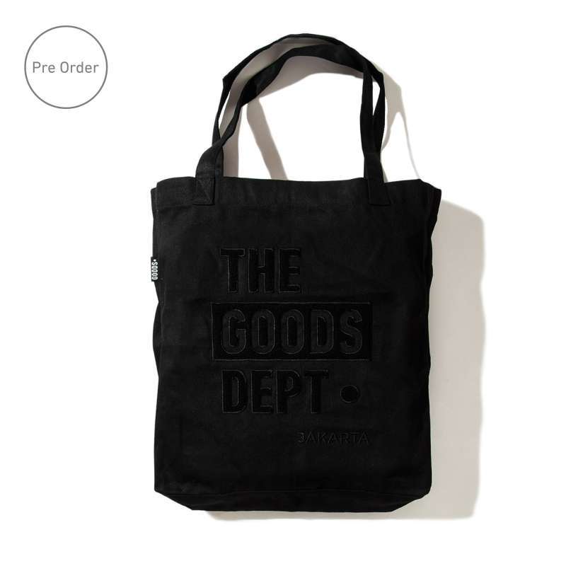 Jual The Goods Dept - Classic Tote Bag Decade Edition Black On Black Di ...