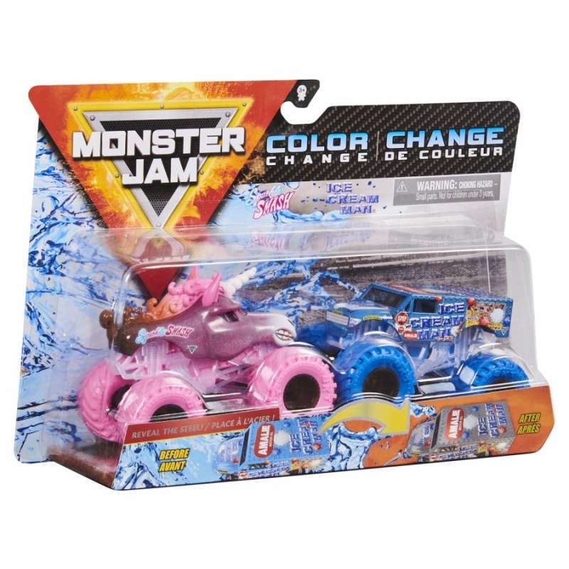 Jual Monster Jam Color Change Sparkle Smash And Ice Cream Man Di Seller ...