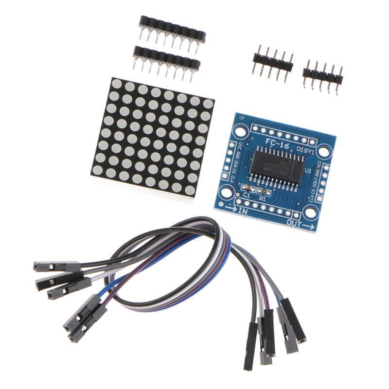 Promo MAX7219 Dot Led Matrix Module MCU control LED Display Module for ...