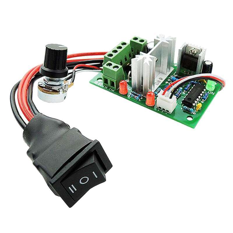 Promo 12V 24V 30V 10A PWM DC Motor Speed Controller CW CCW Reversible ...