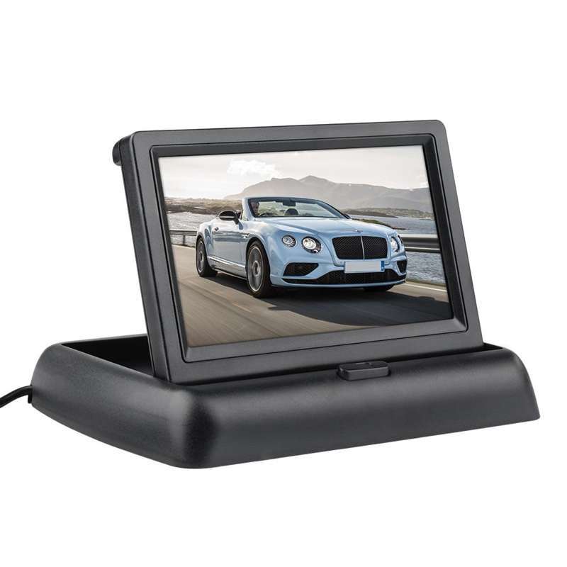 Promo Universal 4.3 inch HD Foldable Car Parking Rear View Monitor ...