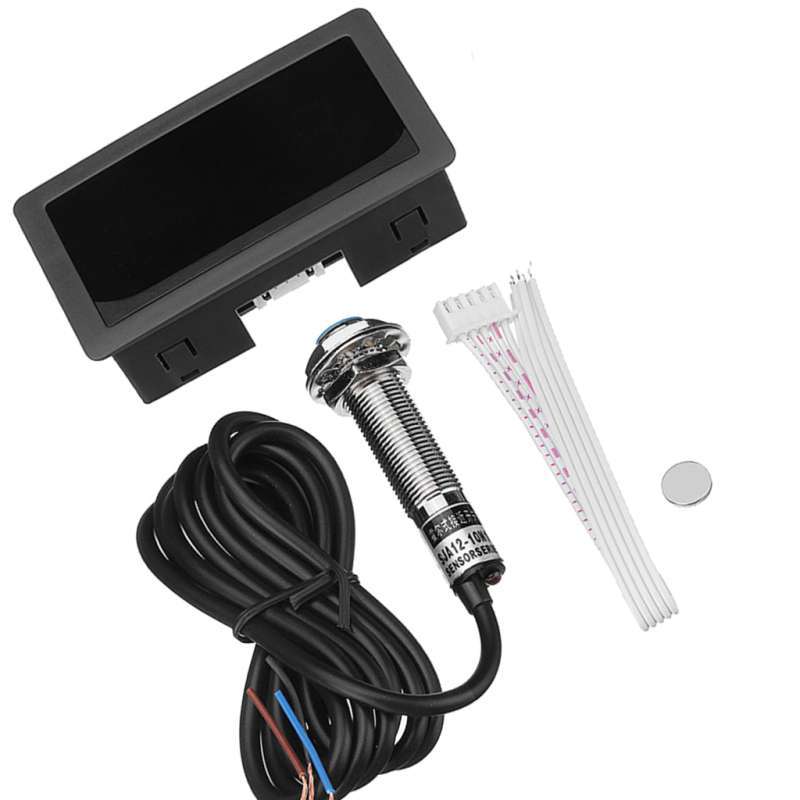 Promo LED Digital Tachometer Motor Tach Speed Gauge Meter Tester 10 ...