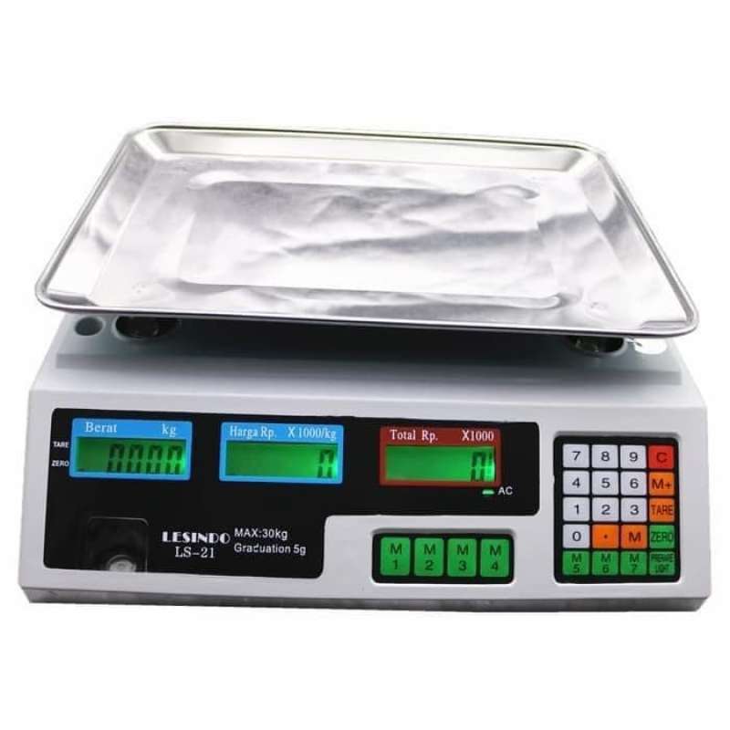 Jual Timbangan buah double display/timbangan buah/timbangan sayur ...