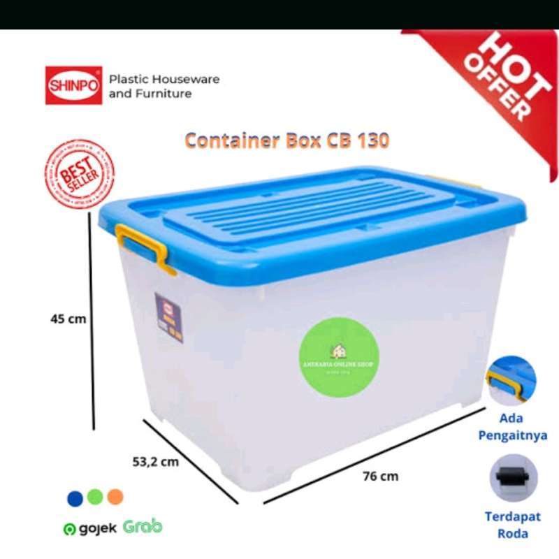 Jual Food Storage Container Box Jumbo Shinpo Keranjang Makanan Roti ...