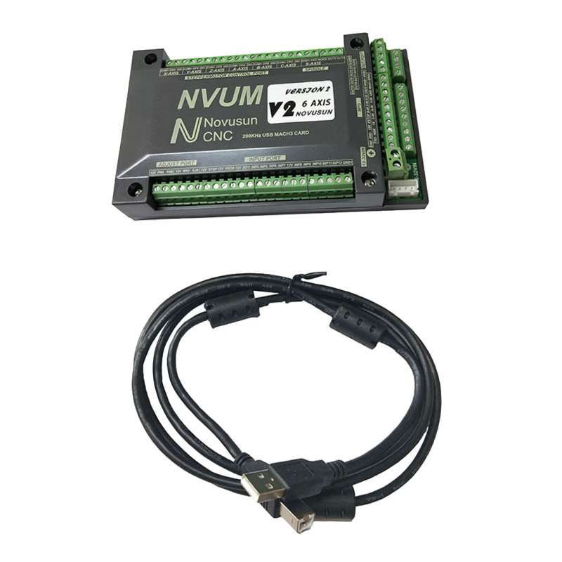 Promo 6-Axis Interface Board CNC Controller Stepper Motor Driver ...