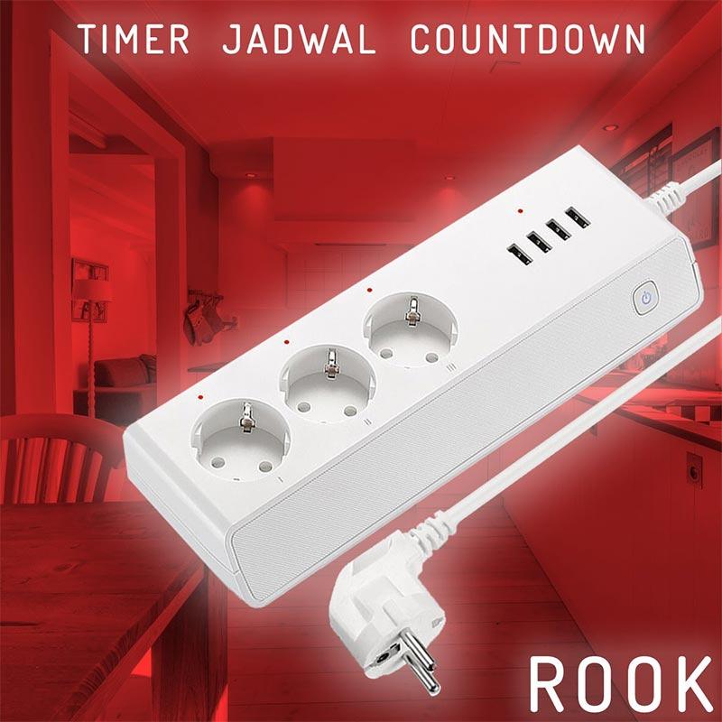 Promo Rook Smart Power Strip Stop Kontak Listrik WiFi [IoT] Diskon 23% di Seller Rook - Benda ...