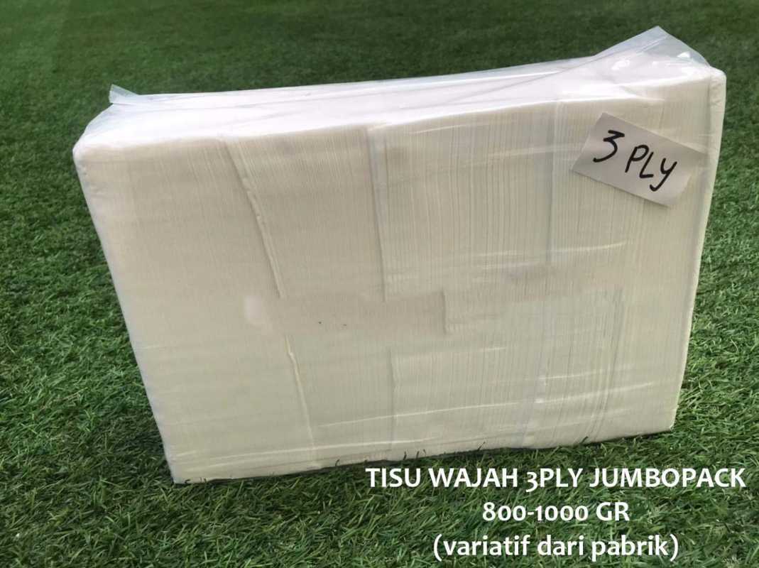 Jual Export Quality Soft Facial Tissue 3 Ply (± 1,000 Gram) | Tissue ...