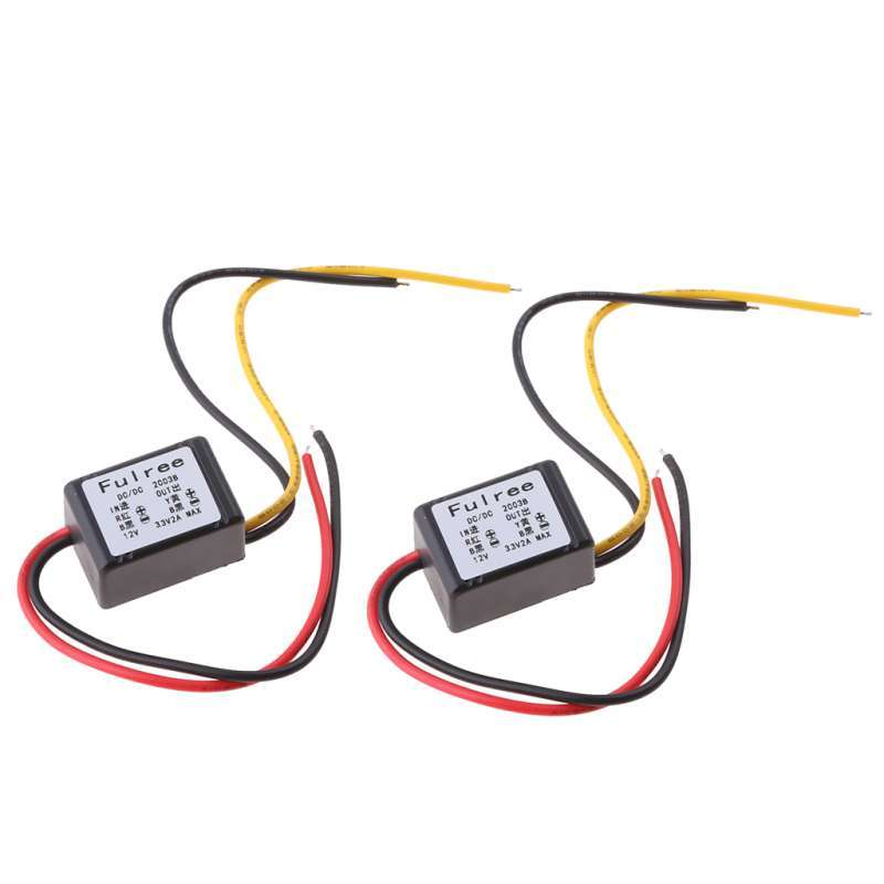 Promo 2x DC-DC Power Module 12V (6.3-20V) to 3.3V 2A Car Power Adapter ...