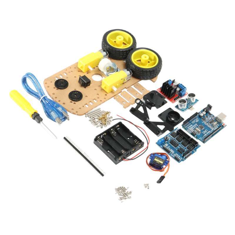Jual DIY Smart Robot Car Kit Wireless Control without Controller Board ...