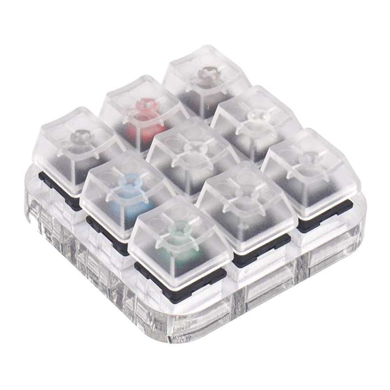 Promo 9 Keys Mechanical Keyboard Switches Tester Translucent Keycap ...