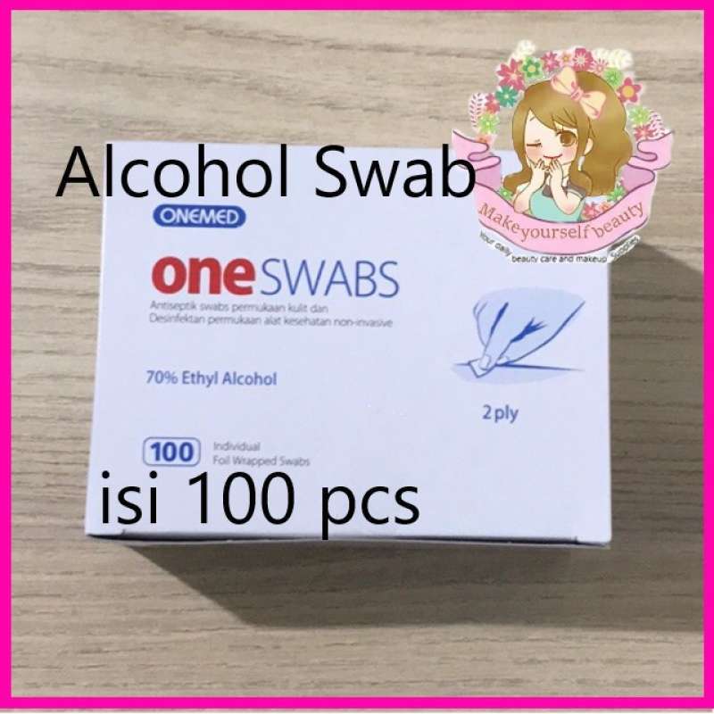 Jual Alcohol Swab Merk Oneswabs 2ply Di Seller Make Yourself Beauty ...