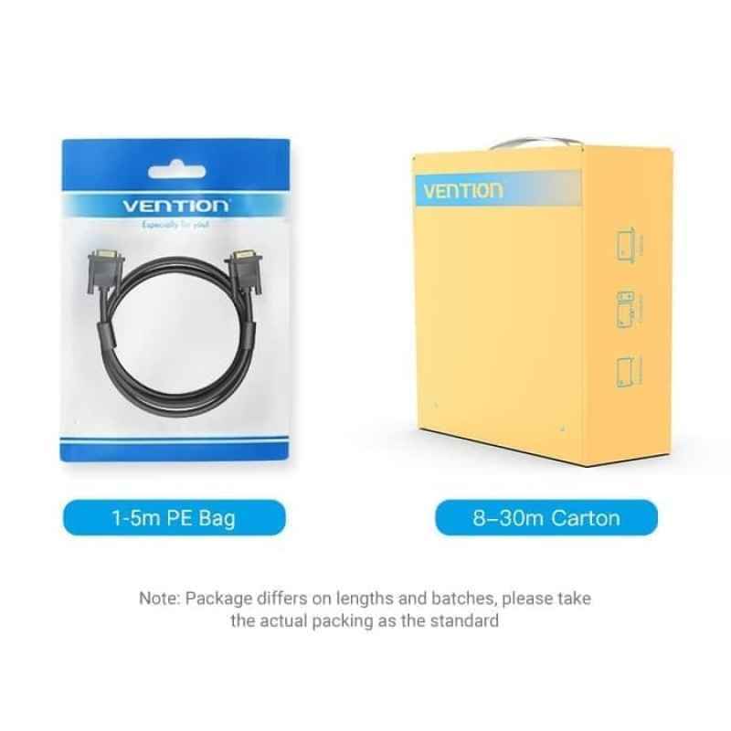 Promo Vention DAE Kabel VGA 3M 3+6 Male to Male with Ferrite Cores Gold plat 100 % ORIGINAL ...