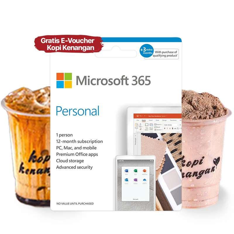 Jual Microsoft Office 365 Personal Posa Card Software Di Seller Blibli ...