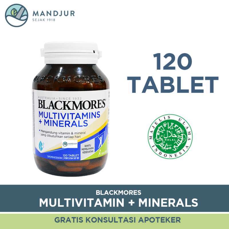 Jual Blackmores Multivitamin & Minerals [120 Tablet] di Seller Apotek Mandjur Official Store ...