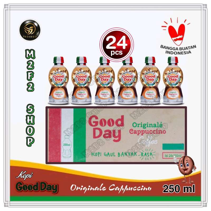 Promo Good Day Originale Cappuccino Coffee Botol Pet - 250 ml (Kemasan ...