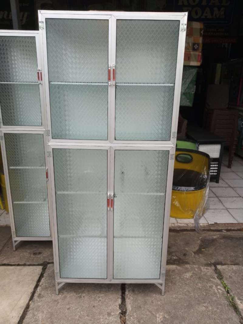 Jual Rak Piring Aluminium Full Box 2 Pintu - MULTICOLOR di Seller ...