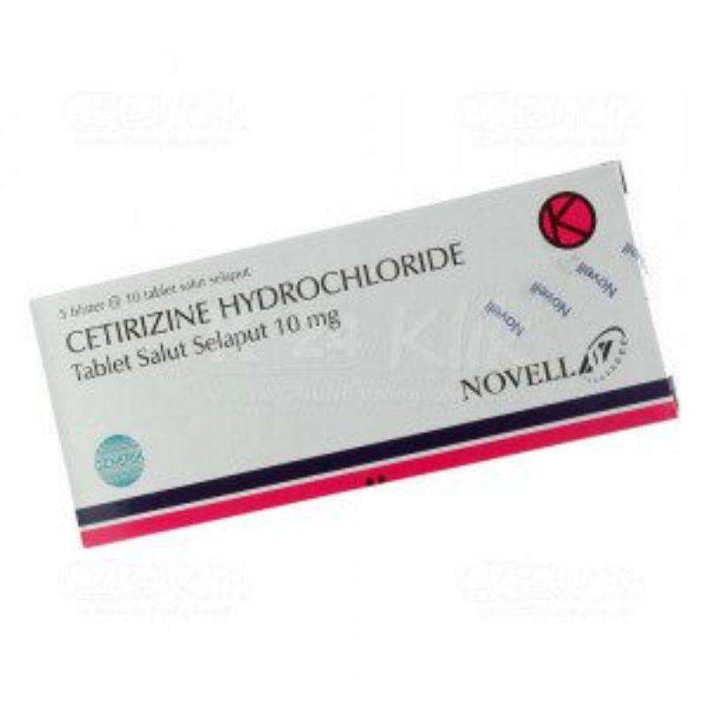 Jual Cetirizine Novell 10mg 1 Box (50 Tablet) Di Seller Toko Arrumi ...