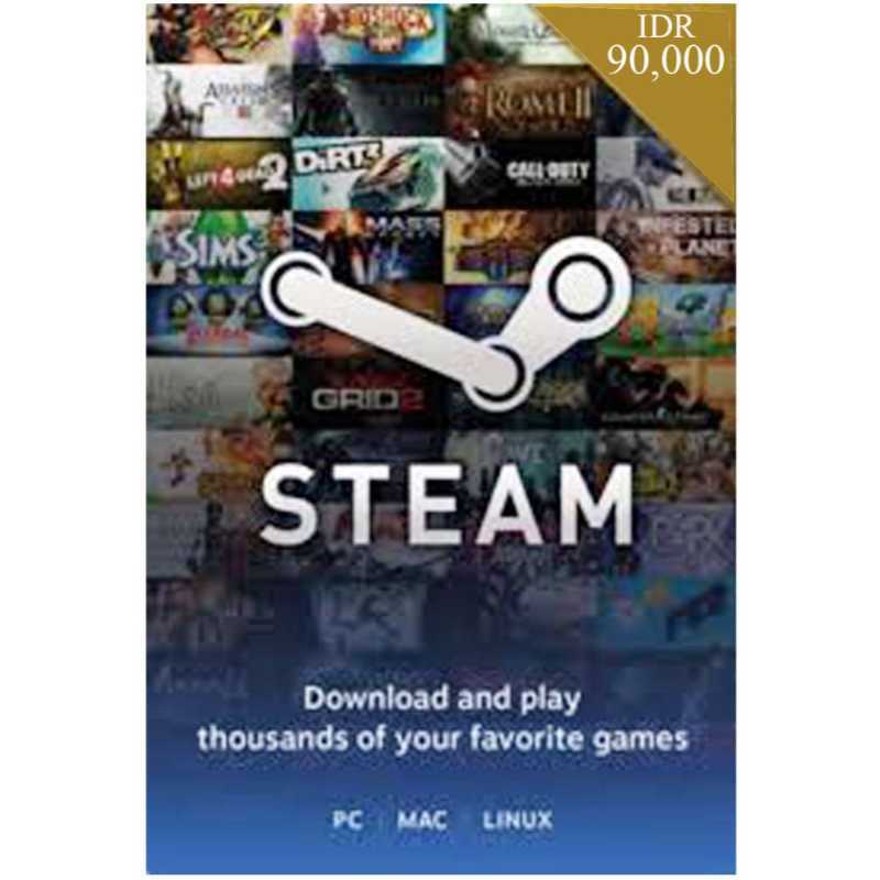 Promo Steam Wallet IDR 90.000 Diskon 19% di Seller DeryCellid - Cikande ...