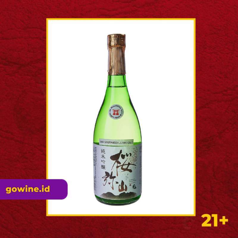 Jual Ichidai Sakura Misen Junmai Ginjo Sake 720ml - Ichidai Sake di ...