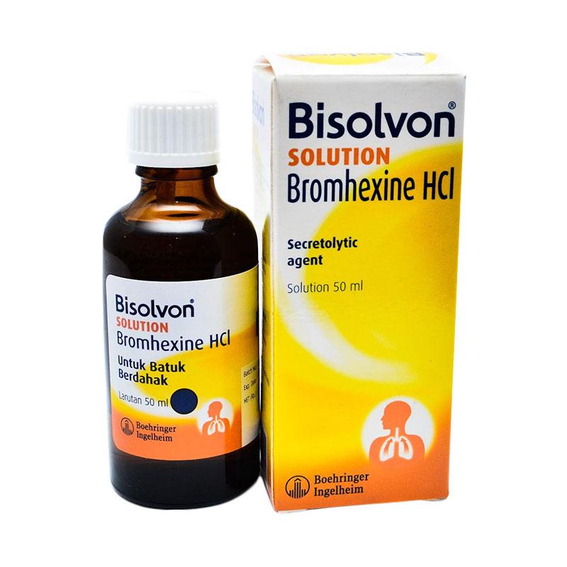 Promo Bisolvon Solution 50 ml Diskon 18% di Seller Halodoc Official ...