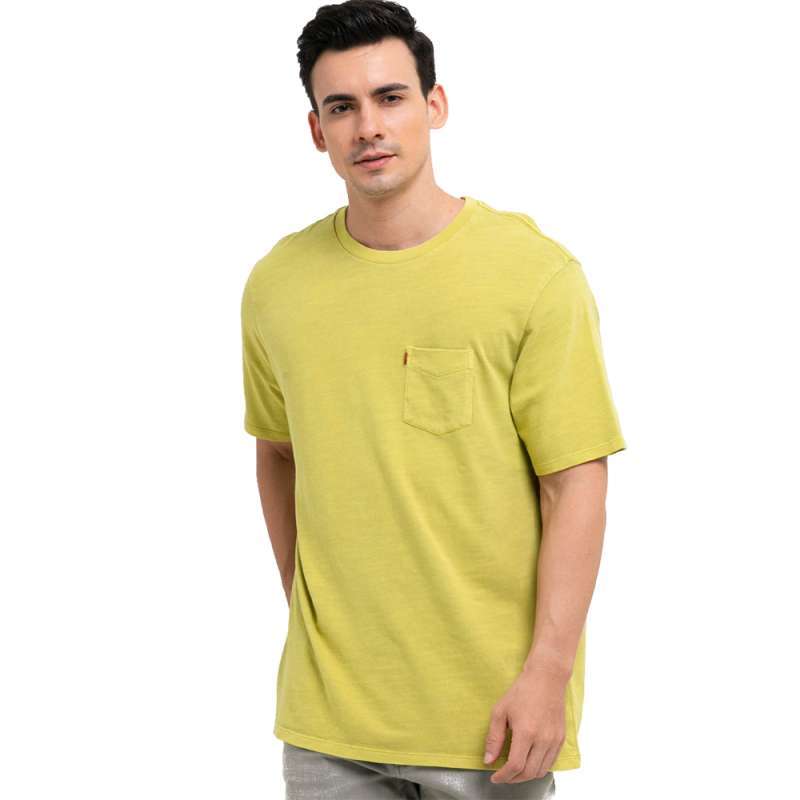 Jual Levi's Relaxed Fit Pocket Tee Garment Dye Oasis (34310-0007) XL di ...