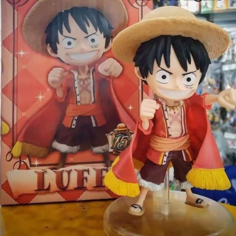 Jual One Piece Chibi Monkey Luffy Action Figure di Seller Warung Michie ...
