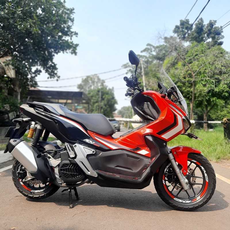 Jual HONDA ADV 150 ABS RED 2019 LOW KM Condition Like New [HIGH QUALITY ...