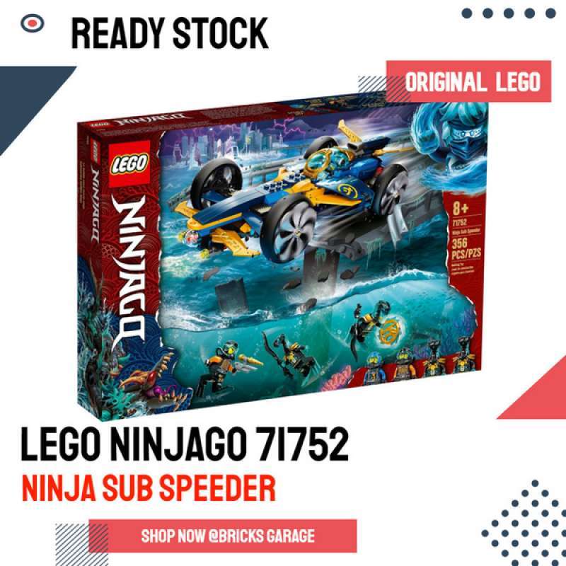 Jual LEGO 71752 Ninjago: Ninja Sub Speeder di Seller Bricks Garage ...