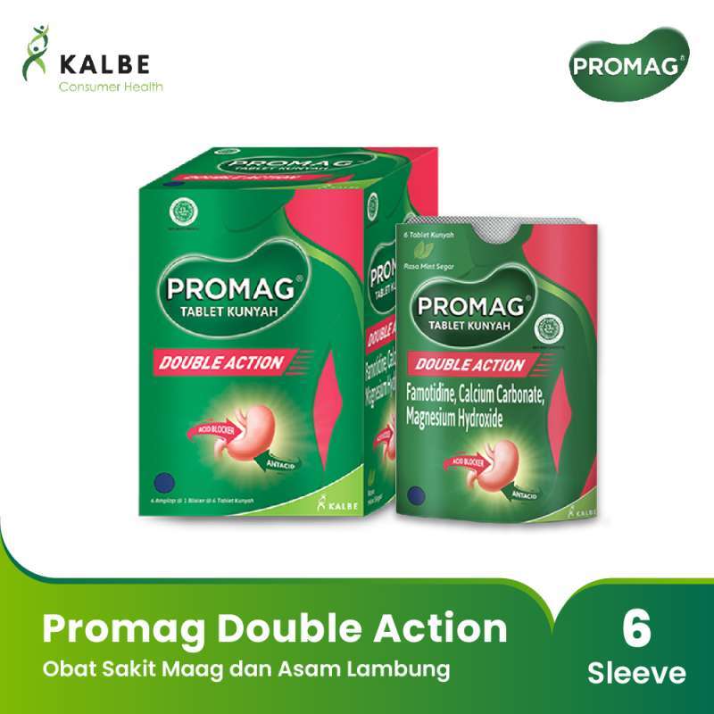 Jual Promag Double Action Obat Sakit Maag Dan Asam Lambung 1 Box Di ...