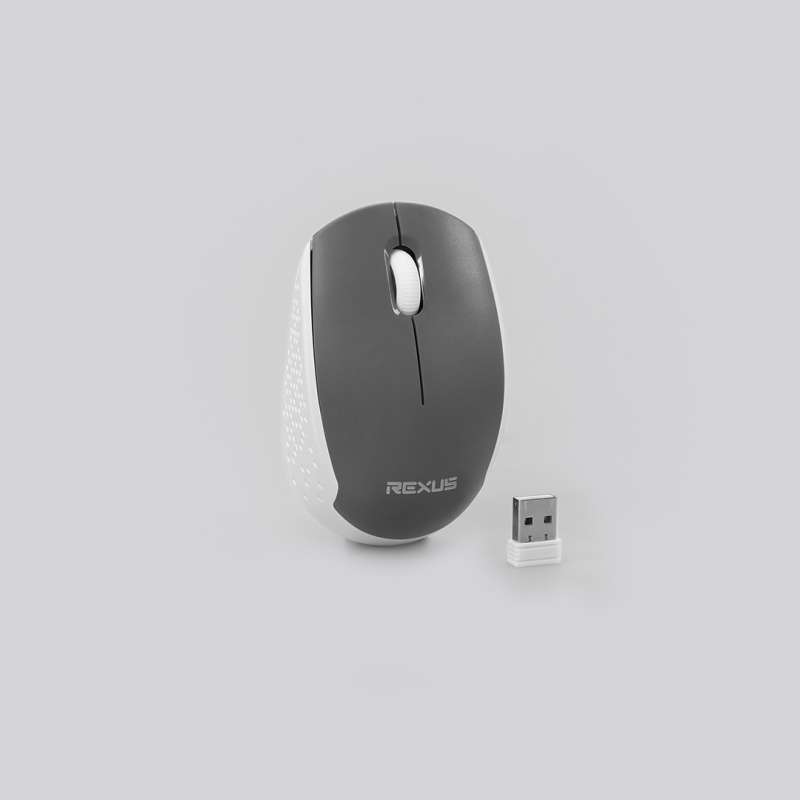 Promo Rexus Mouse Wireless Office Q30 Silent Click - Grey White Diskon ...