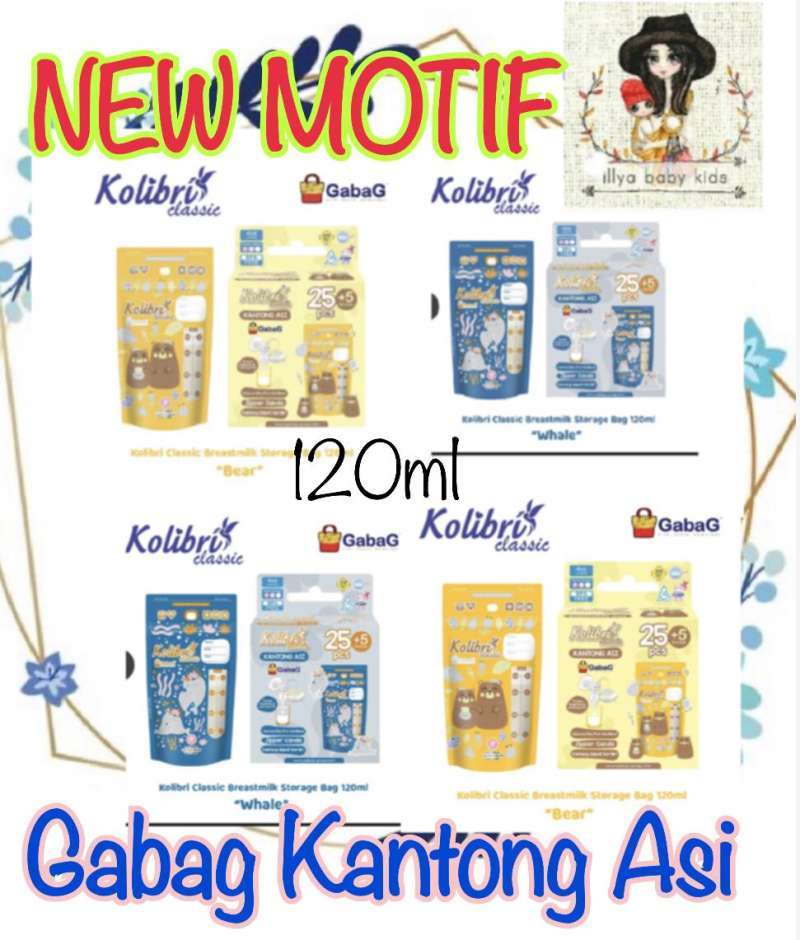 Jual Gabag Kantong Asi Kolibri Classic whale honey bear 120mL - HONEY ...