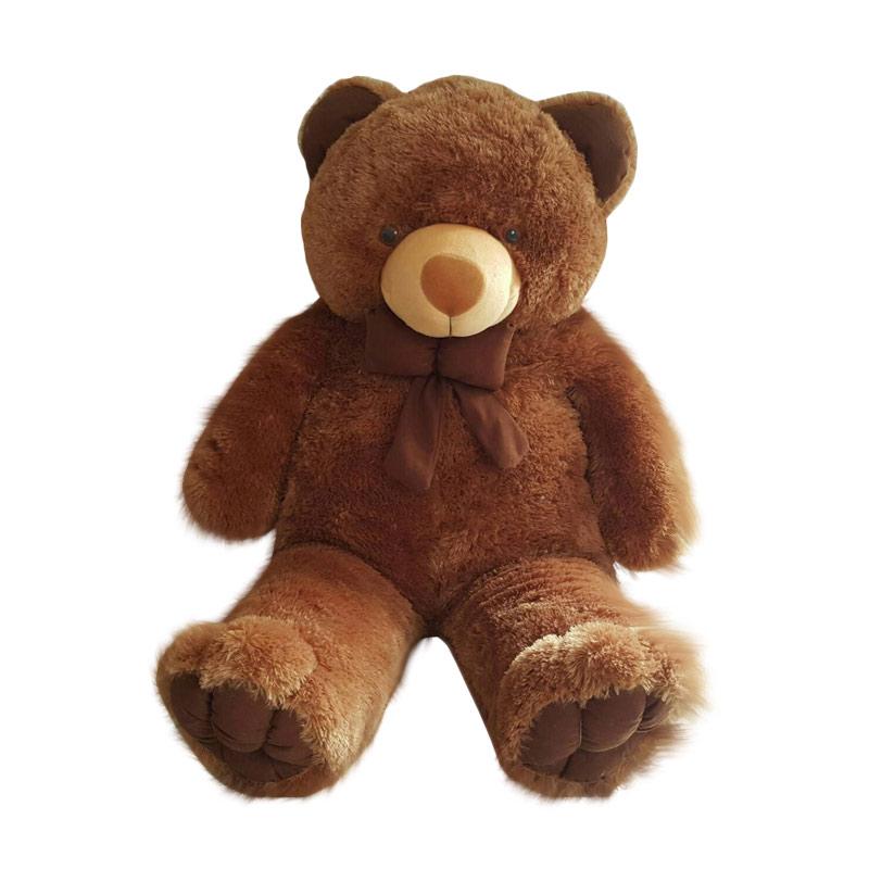 Promo TeddyBearKu Boneka Teddy Bear - Coklat [Jumbo/1 Meter] Diskon 25% ...