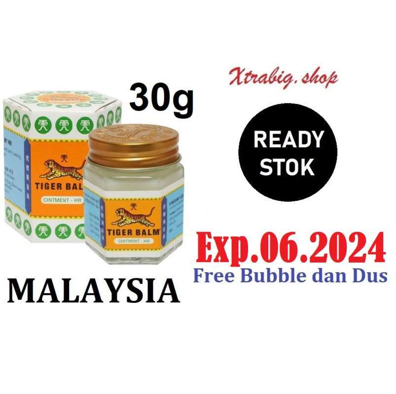 Jual Tiger Balm 30gr White Ointment Balsem Harimau Macan Balsam jadul ...