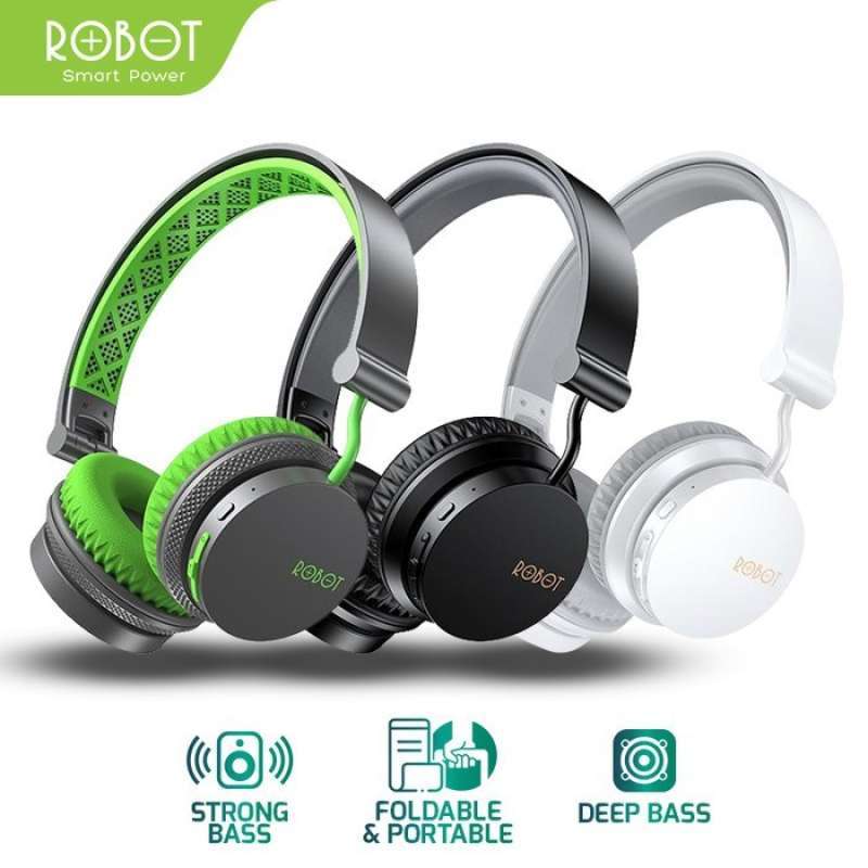 Jual Robot Headphone Spirit H10 Headset Bluetooth Wireless 5.0 - Abu ...