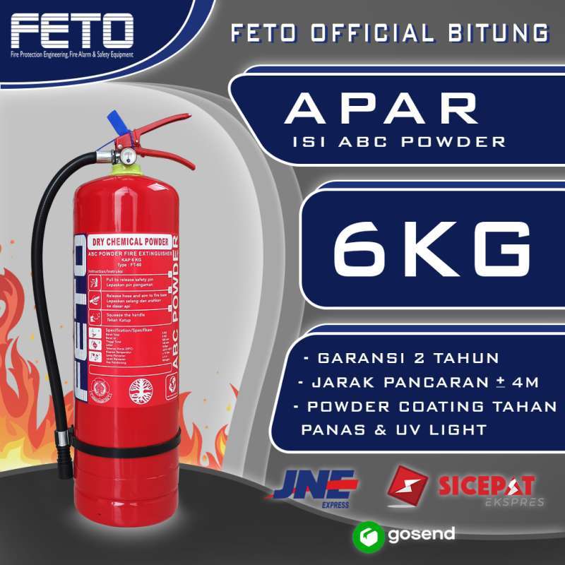 Jual Alat Pemadam Kebakaran (apar) Abc Powder 6kg - Feto Di Seller Feto ...