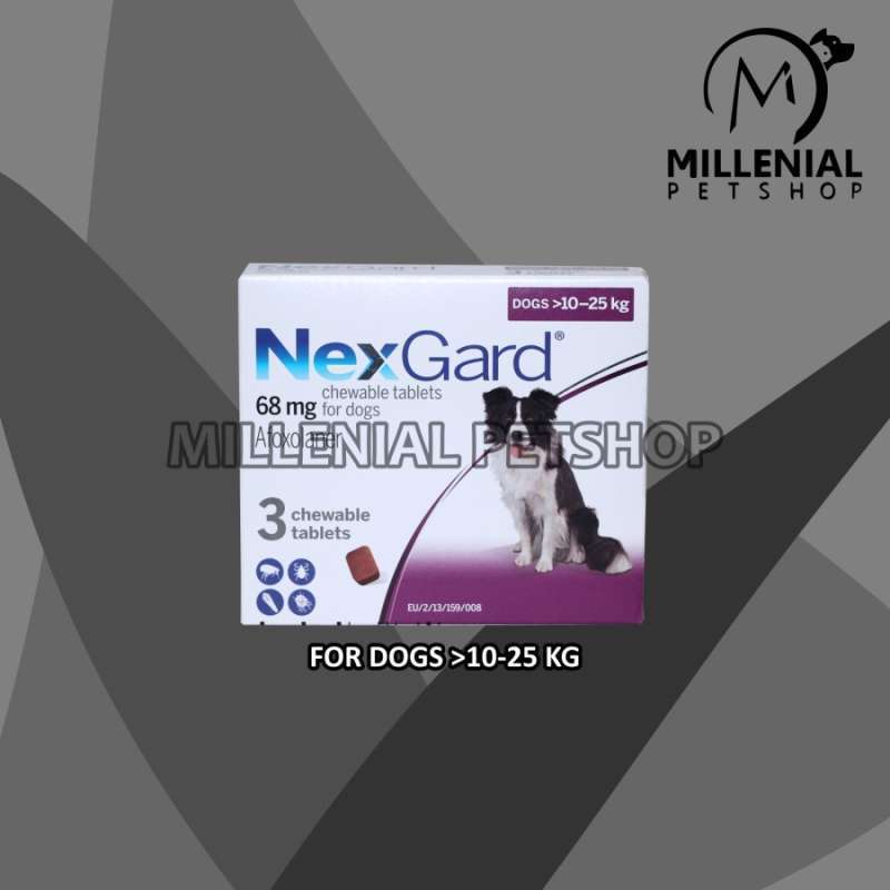 Promo Obat Kutu Tungau Demodex Anjing NexGard Tablet Diskon 9% di ...